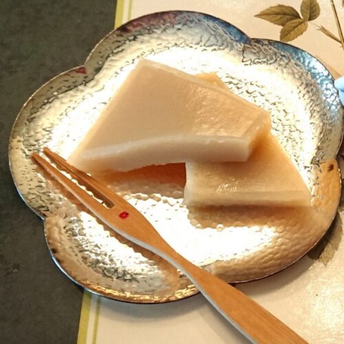 Sweet rice jelly (uiro) | KURA cooking - Japanese Cooking School for ...