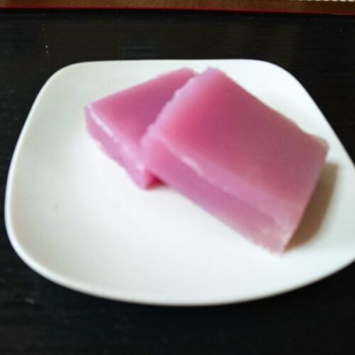 Sweet rice jelly (uiro) | KURA cooking - Japanese Cooking School for ...