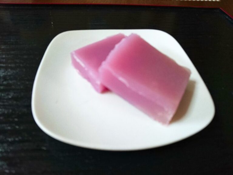 Sweet rice jelly (uiro) | KURA cooking - Japanese Cooking School for ...