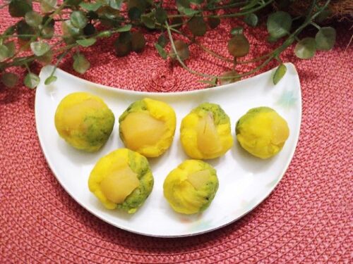 Matcha Chestnut dumpling | KURA cooking - Japanese Cooking School for ...